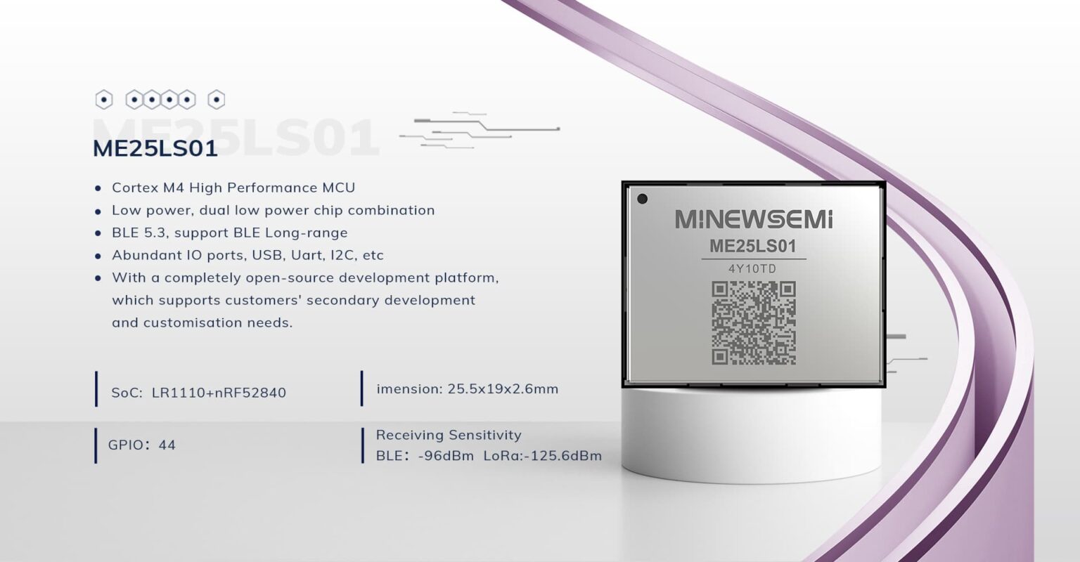 LR1110+nRF52840-ME25LS01 - MinewSemi Store