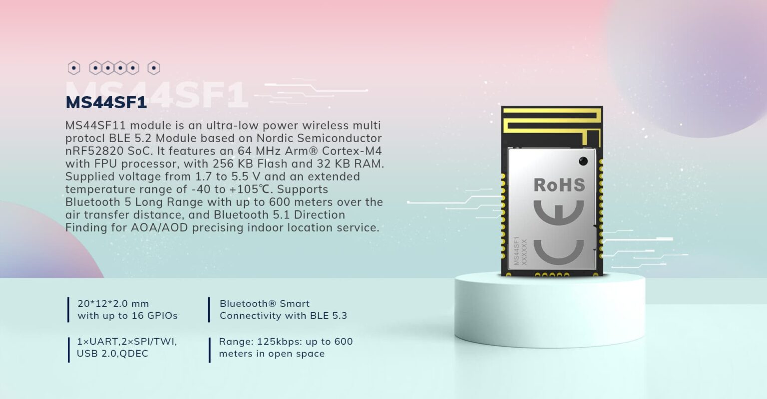 nRF52820-MS44SF1 - MinewSemi Store