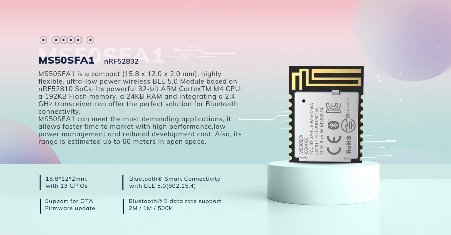 nRF52832-MS50SFA1 - MinewSemi Store