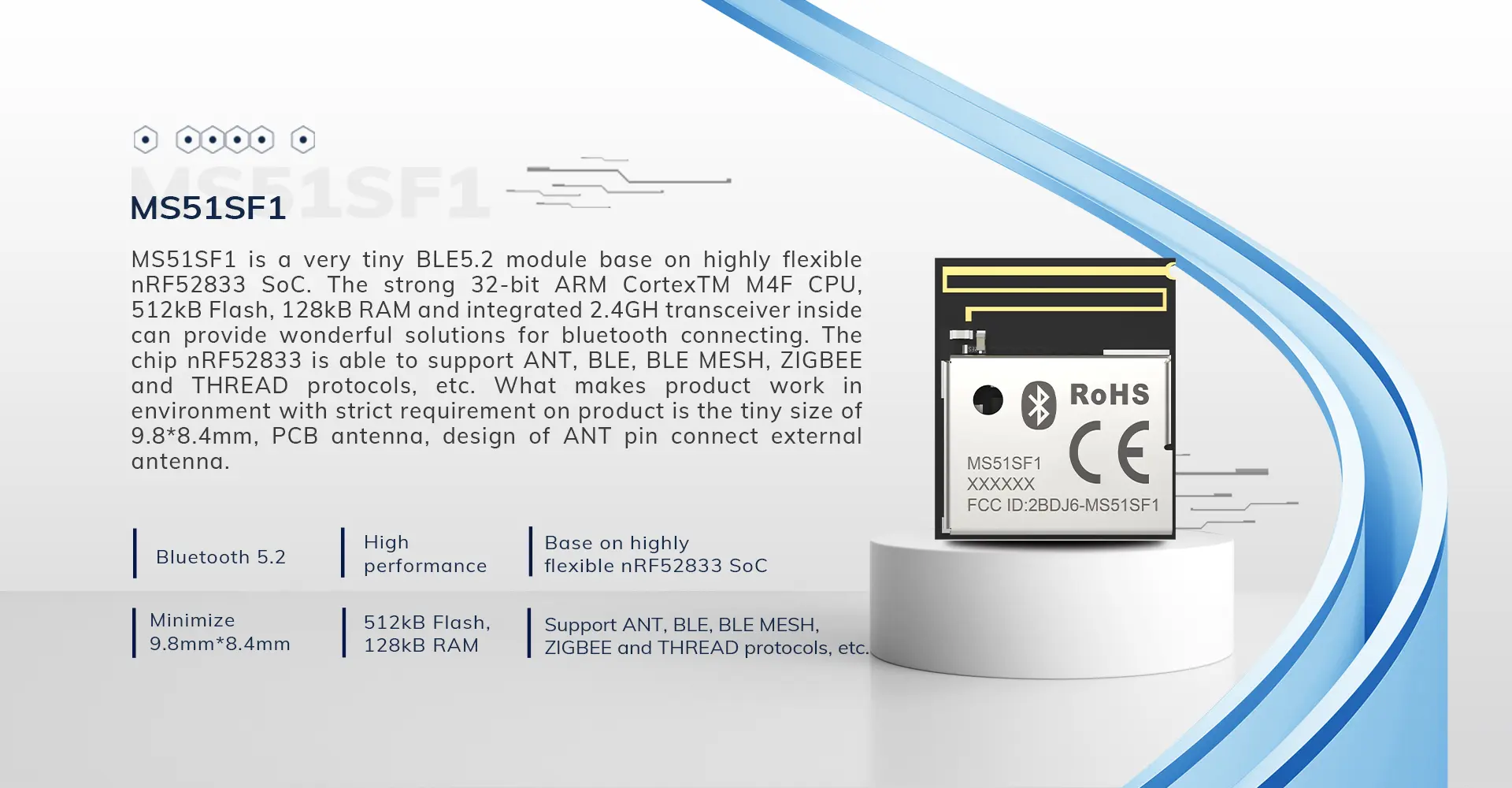 nRF52833-MS51SF1 - MinewSemi Store
