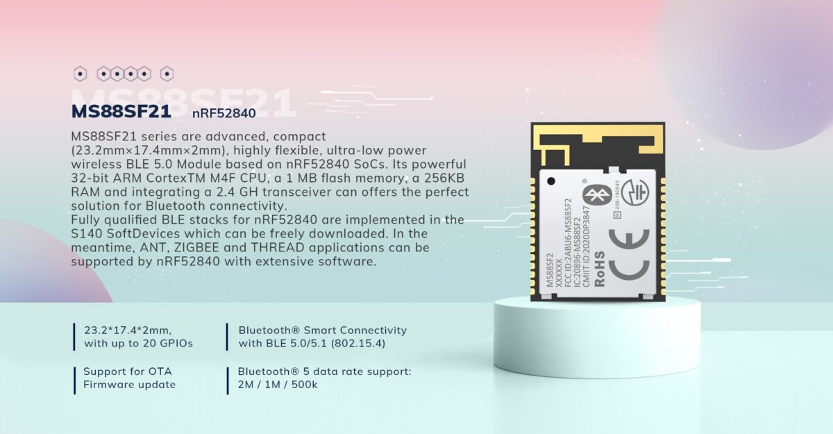 nRF52840-MS88SF21 - MinewSemi Store