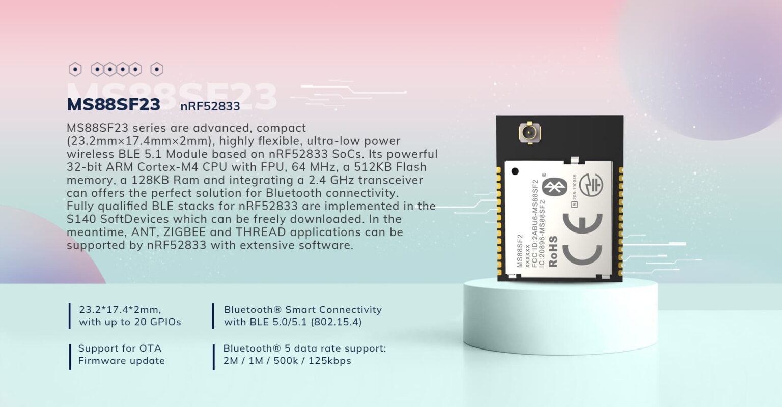 nRF52833-MS88SF23 - MinewSemi Store