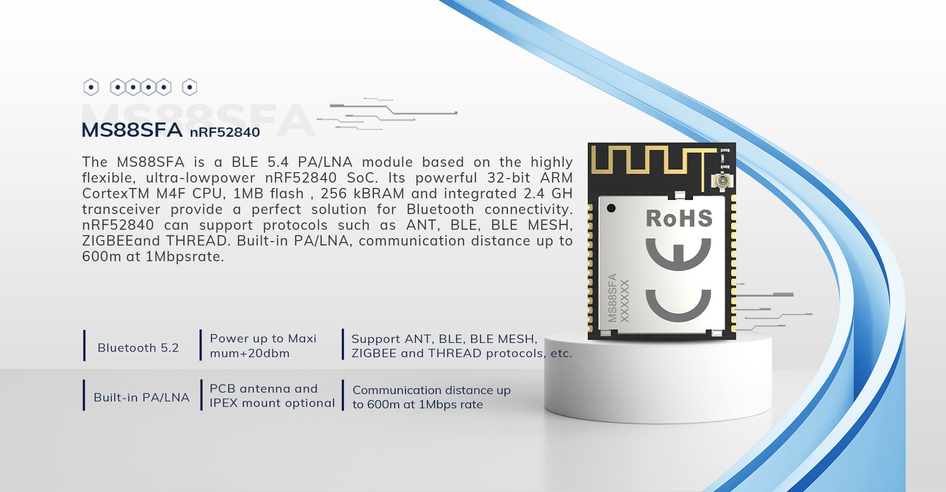 nRF52840-MS88SFA8 - MinewSemi Store